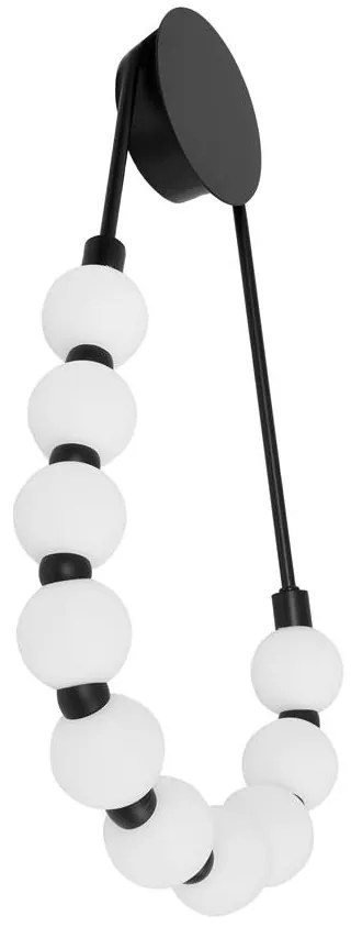 Toolight Toolight, LED nástěnné svítidlo 8W, 4000K, APP1661-W, černá-bílá, OSW-03666