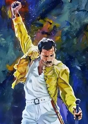 Norimpex Diamantová mozaika - Freddie Mercury