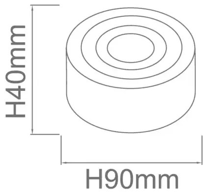 Designové bodové svítidlo Rullo mini IP44 černá