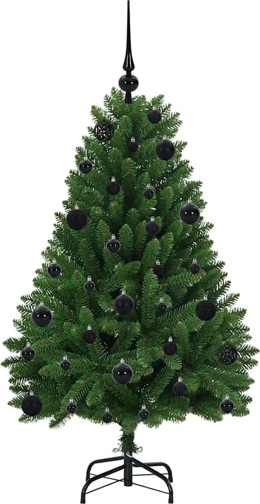 Umělý vánoční stromeček 120 cm 150 LED Teplá bílá PVC a ocel 3395668