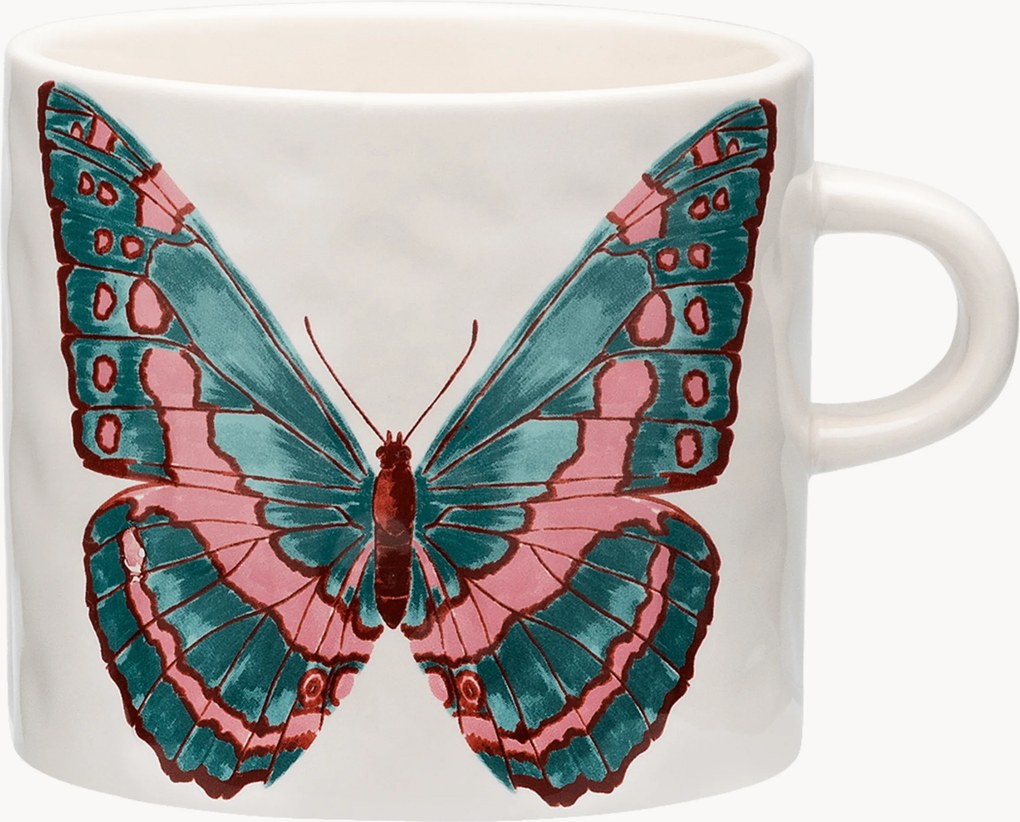 Ručně vyrobený XL hrnek Butterfly Manor