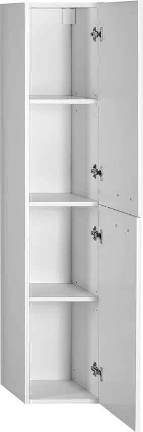 Aqualine Aqualine, ZOJA/KERAMIA FRESH skříňka vysoká 30x140x25cm, bílá, 51155