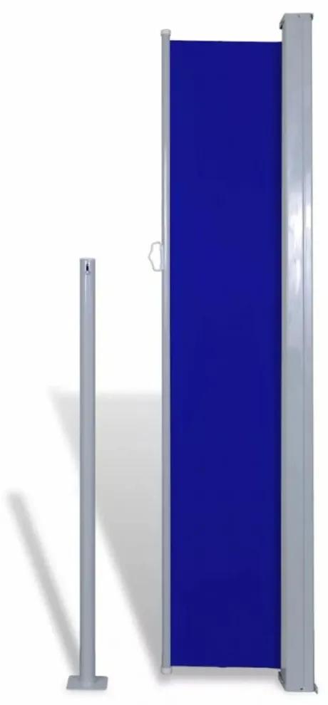 Zatahovací boční markýza 160x300 cm Dekorhome Modrá