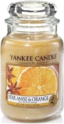 Vonná svíčka Yankee Candle Star Anise & Orange, velká