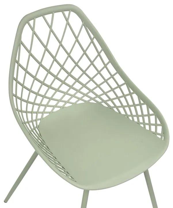Set 2 ks jídelních židlí Canza (zelená). 1080357
