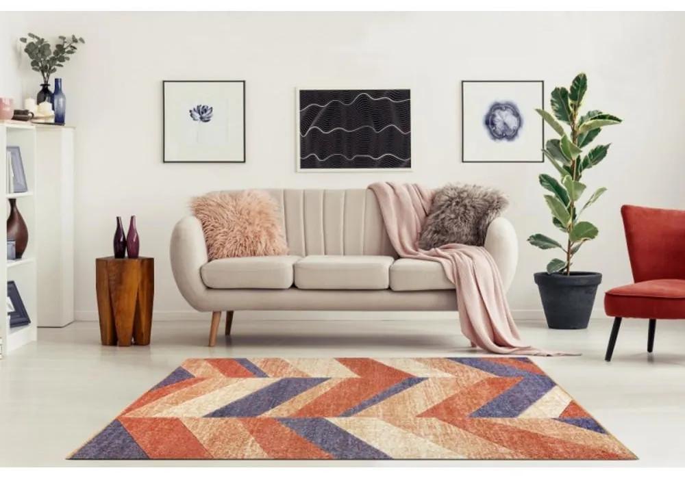Kusový koberec Luxo terakotový 160x220cm
