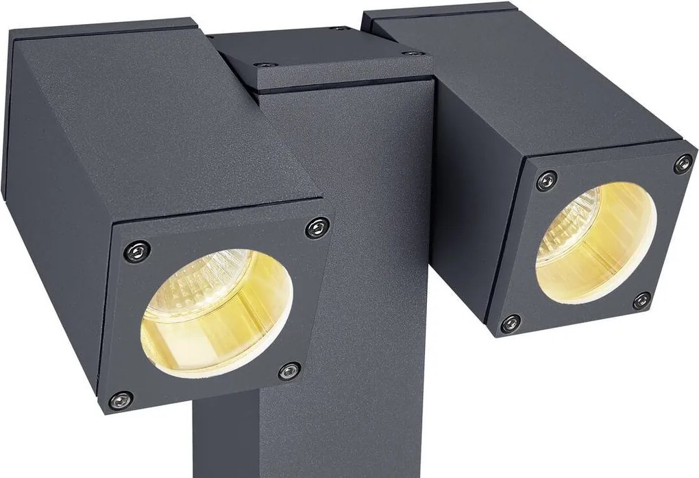 LA 1002871 THEO PATHLIGHT double, QPAR51, Outdoor, stojací svítidlo, antracitové - BIG WHITE (SLV)