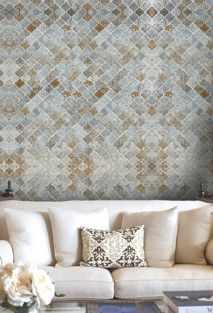 MINDTHEGAP Morocco Tiles - tapeta na zeď