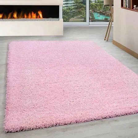 MONO Kusový koberec Efor Shaggy 7182 Pink BARVA: Růžová, ROZMĚR: 80x150 cm