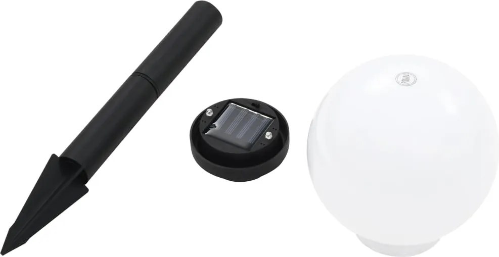 Zahradní solární lampy 8 ks LED kulovité 15 cm RGB 277125