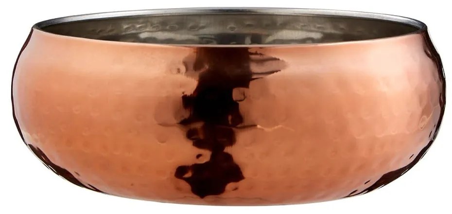 Dekorativní mísa v barvě růžového zlata Premier Housewares Hammered, ⌀ 12 cm