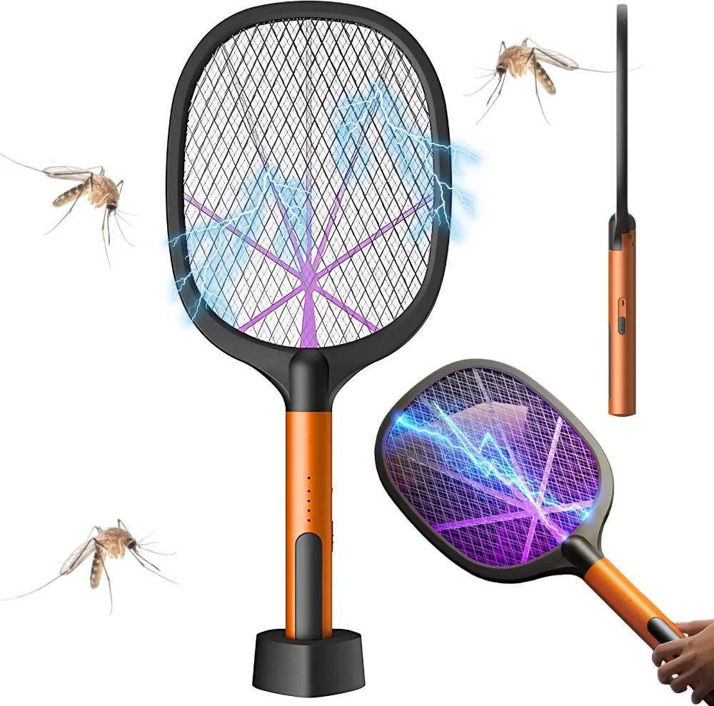 Verk Group Elektrická plácačka na mouchy a komáry uv insekticidní lampa se stojanem