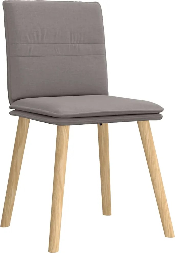 Jídelní židle 4 ks taupe textil 3315361