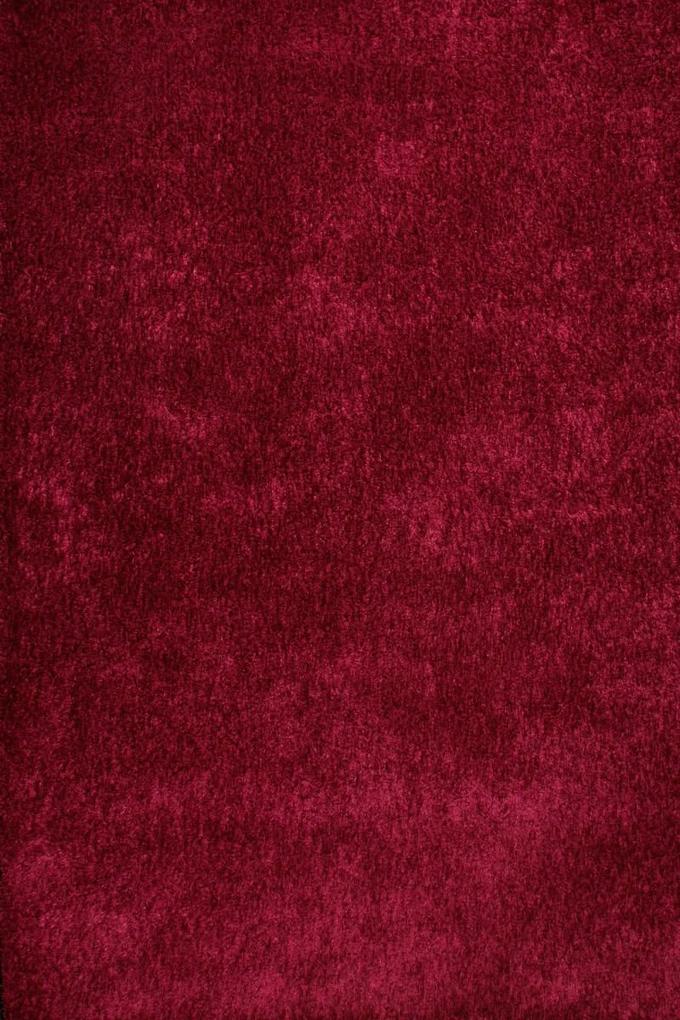 Jutex Kusový koberec s vysokým vlasem Melbourne Shaggy fialový 050x080 cm