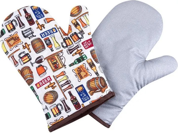Kuchyňská chňapka s teflonem BEER, sada 2 ks