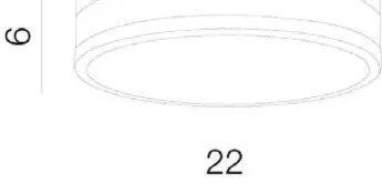 LED stropní svítidlo Kari 22
