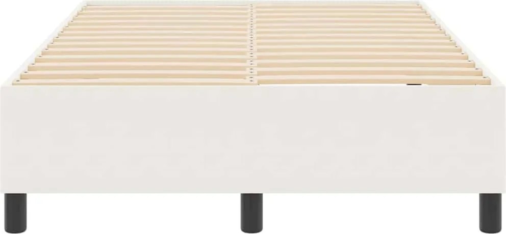 Rám platformy Krémová 120 x 190 cm Žebrovaná látka 3337399