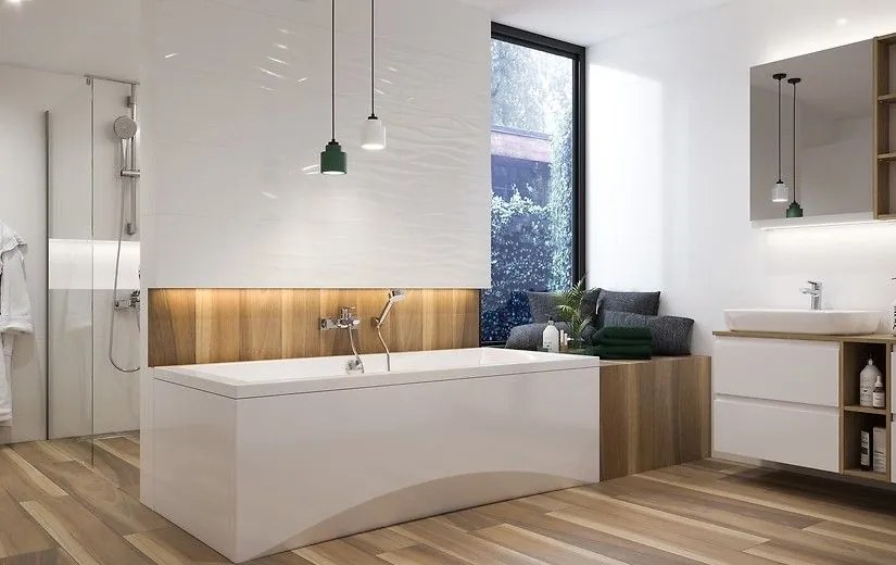 Cersanit Intro akrylátová vana 180x80cm + nožičky, bílá, S301-222