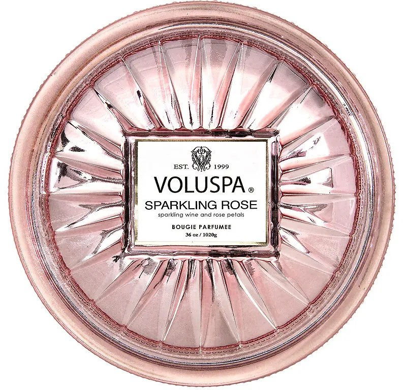 Voluspa – vonná svíčka Sparkling Rose (Růžové šumivé víno), 1020 g