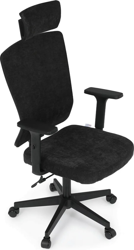 Ergonomická kancelářská židle ARLO - černá látka
