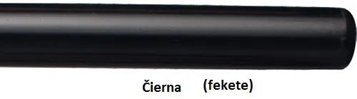 LGK garnýž kovová dvoutyčová Azur malý 220cm černá