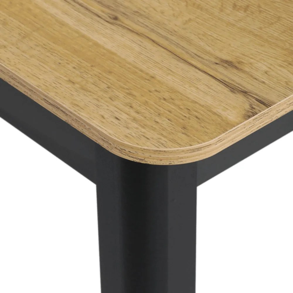 Jídelní stůl rozkládací 180x80cm AT-3001 OAK, mdf, divoký dub