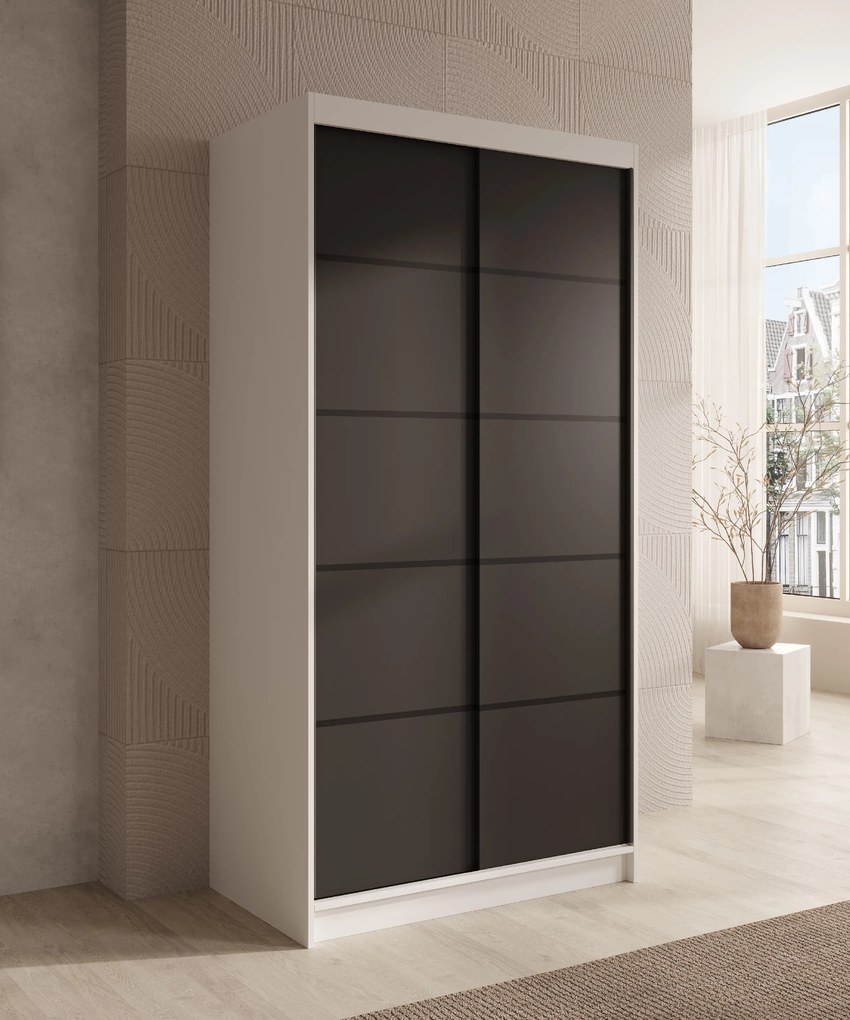 ADRK Furniture Posuvná skříň Verto 100 SW-VER-100-WB