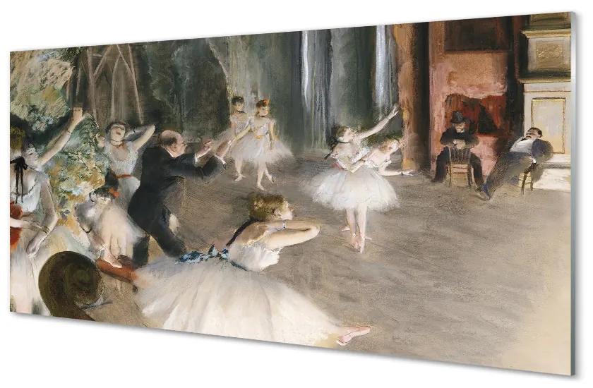 akrylový obraz Přijetí balet 125x50 cm