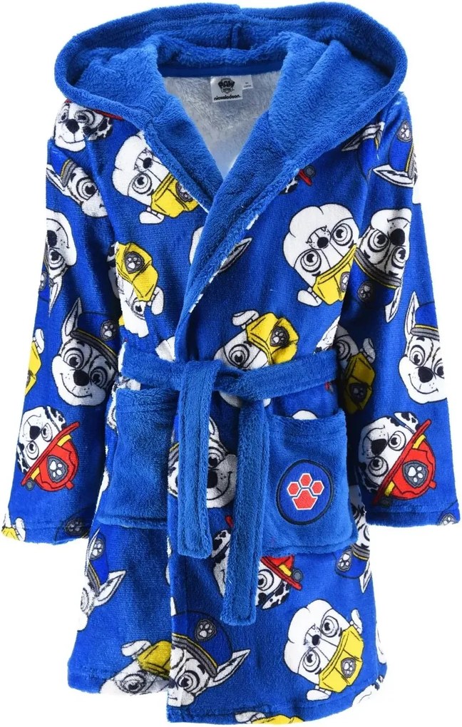 Chlapecký fleece župan s kapucí Tlapková patrola - Paw Patrol, EU 98