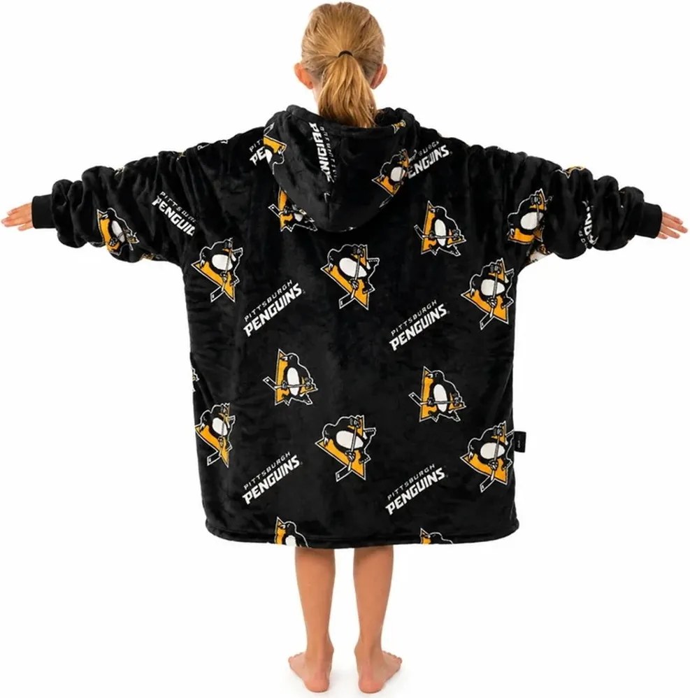 Mikinová televizní deka NHL Pittsburgh Penguins - vel. S