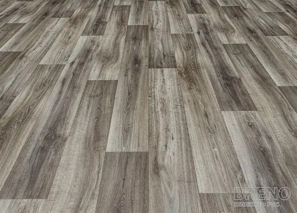 Breno PVC PURETEX Lime Oak 796M – tmavší dřevo, šíře 400 cm
