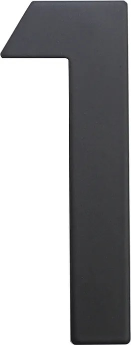 Domovní číslo "1", RN.75L, černá