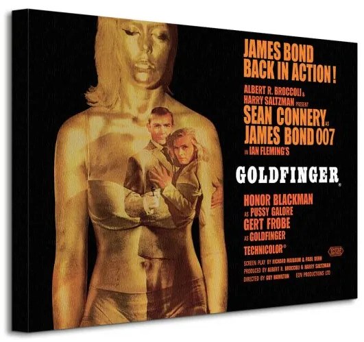 Obraz na plátně James Bond (Goldfinger - Projection) 40x30cm WDC92001