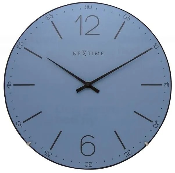 NeXtime 3159bl Index Dome 35cm nástěnné hodiny