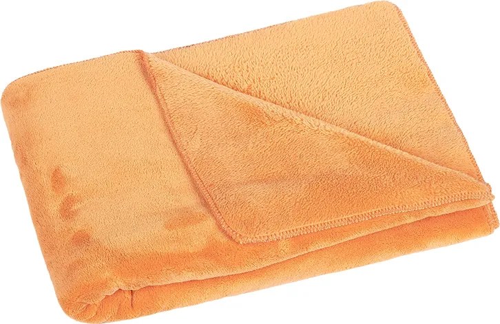 Bellatex Přikrývka Korall micro Oranžová 75x100 cm