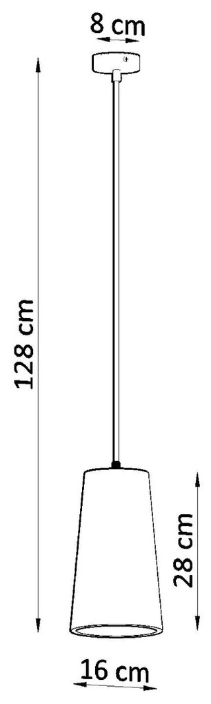 Závěsné svítidlo Gulcan, 1x bílé keramické stínítko