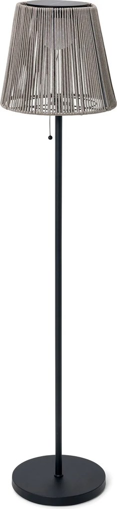 Tchibo - Dobíjecí solární stojací lampa - barva: černá