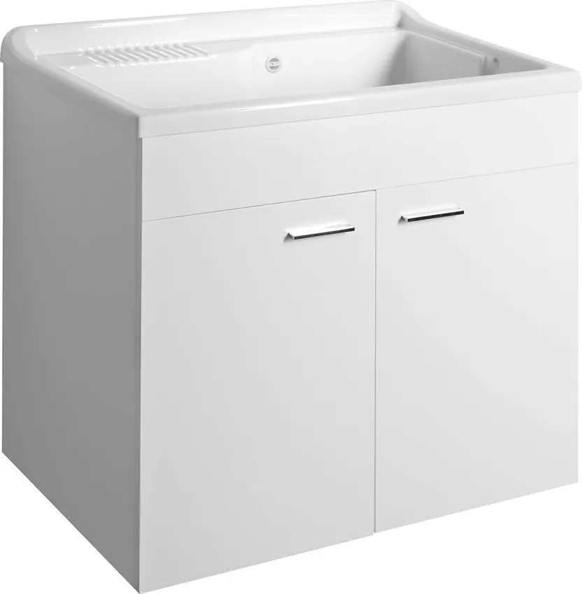 Aqualine Aqualine, Skříňka pod výlevku 78x70x48 cm, bílá, 57036