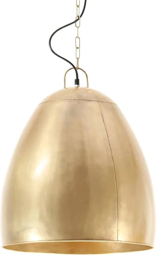 Industriální závěsné svítidlo 25 W mosazné kulaté 42 cm E27 320556
