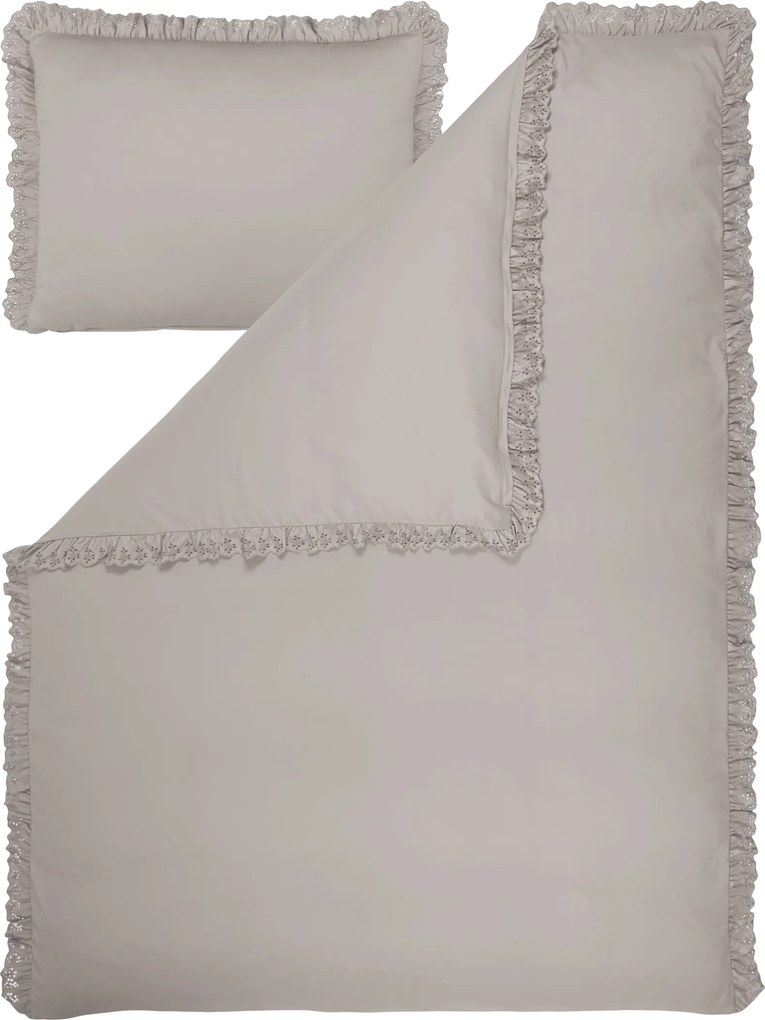 Livarno® Ložní povlečení z mikrovláknitého saténu, 140 x 200 cm, 70 x 90 cm (šedá)