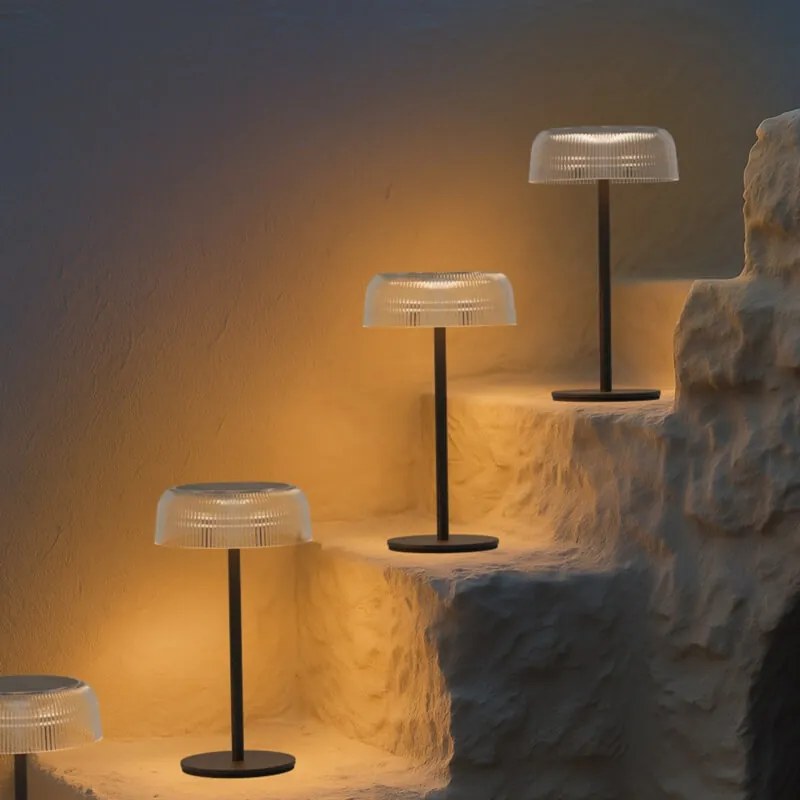 Solární lampa LUMINA FUNGI IP44 LED 2,5W 26 cm USB-C