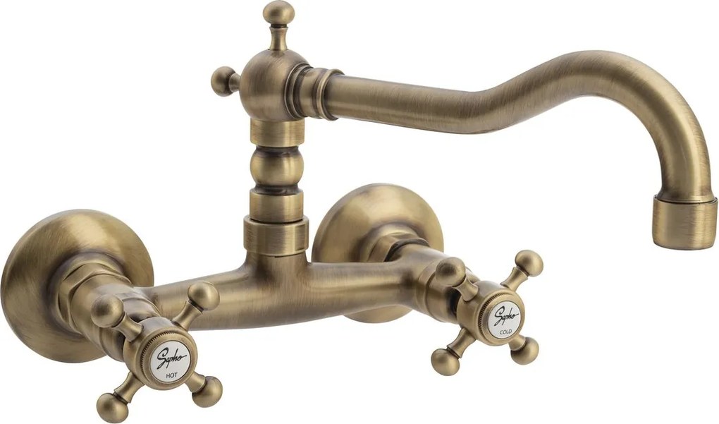 , ANTEA nástěnná baterie, vrchní ramínko, bronz, 3366