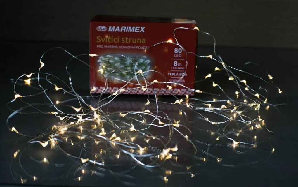 Marimex | Svítící struna 80 LED | 18000094