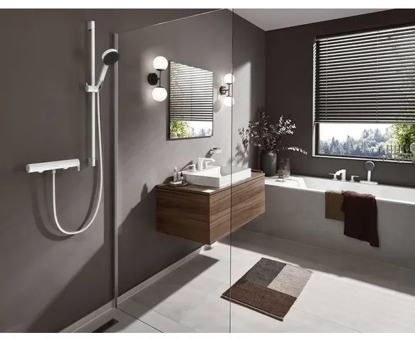 Hansgrohe Pulsify Select S Ruční sprcha 10,5 cm EcoSmart, bílá mat 24101700