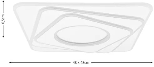 Brilagi - LED Stmívatelné stropní svítidlo MODERN LED/100W/230V 2700-6500K + DO