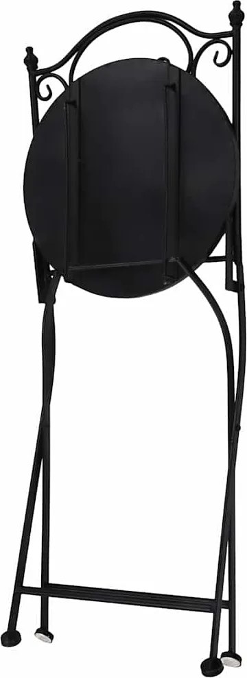 3dílný mozaikový bistro set keramický terakotový 279689