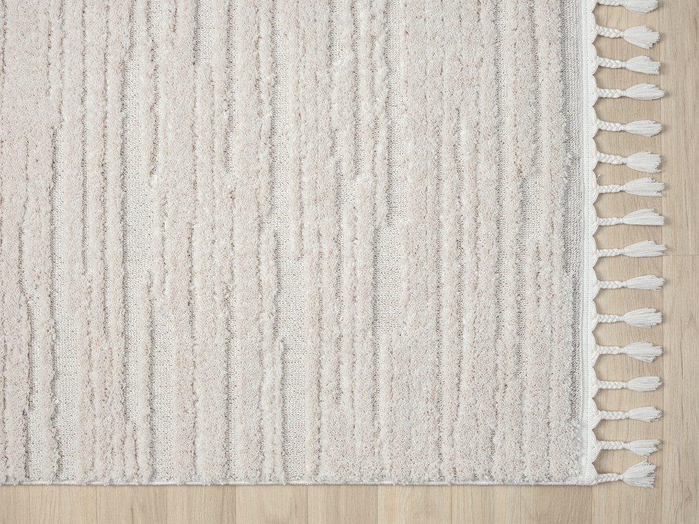 My Flair, Kusový koberec Enya weiß, 140x200, bílá, chodba / předsíň