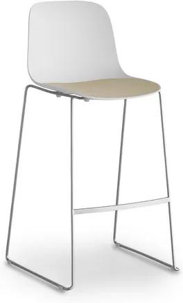 LAPALMA - Barová židle s kovovou podnoží SEELA