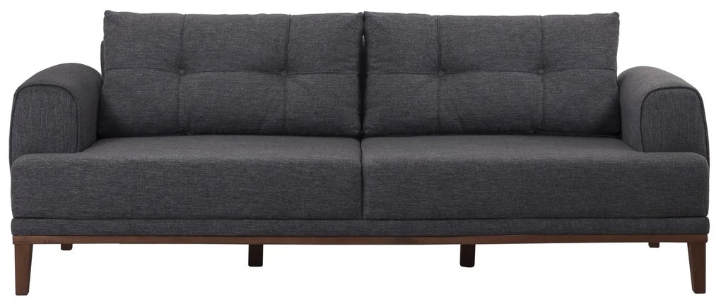Hanah Home Třímístná pohovka BALERA s křeslem antracitová 223 cm