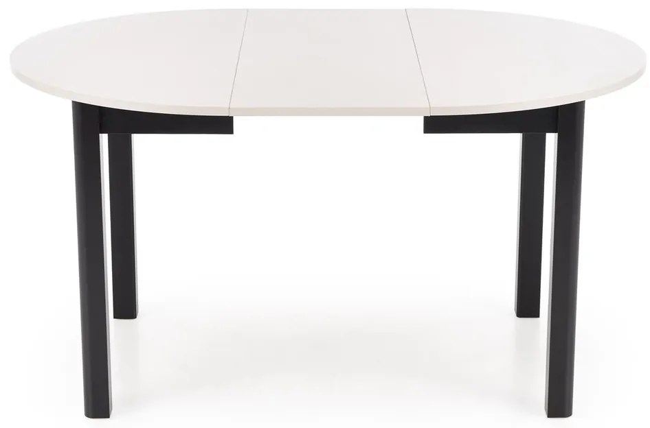 Rozkládací jídelní stůl Ringo 102/142 cm kašmírový/černý